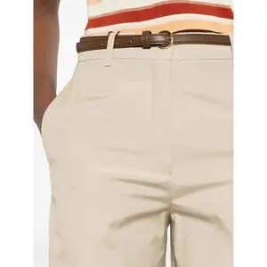 Max Mara Neutrals Trousers Palazzo Pants - Cream