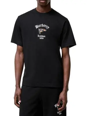 Burberry Cotton T-shirt With Front Logo