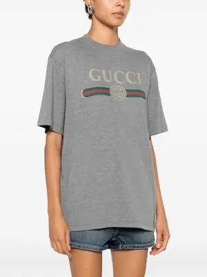 Gucci Logo Cotton T-shirt