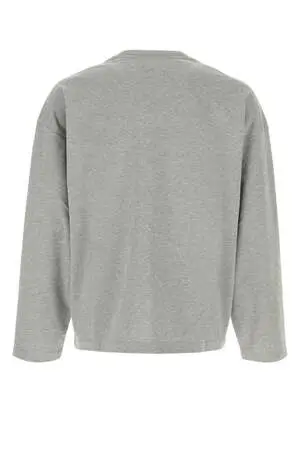 JIL SANDER Grey Cotton T-shirt