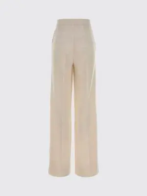 Max Mara Attinia Wool Palazzo Trousers - Cream