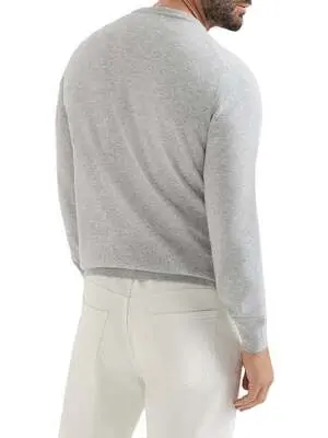Brunello Cucinelli Cashmere Crew Neck Sweater