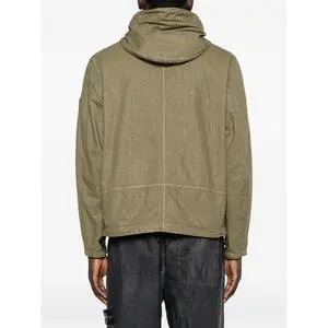 Stone Island Hooded Nylon Panama Jacket - Green