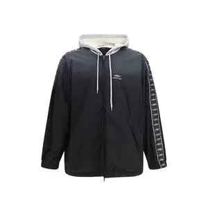 Balenciaga Jackets Hooded Jackets - Black