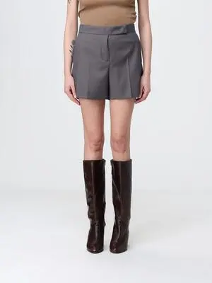 Max Mara Virgin Wool Shorts - Gray
