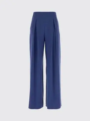 Max Mara Silk Palazzo Trousers - Blue
