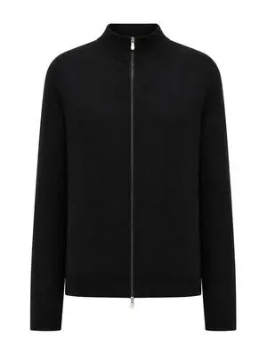 Brunello Cucinelli Cashmere Zip-up Cardigan - Black