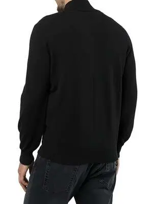 Brunello Cucinelli Cashmere Zip-up Cardigan - Black