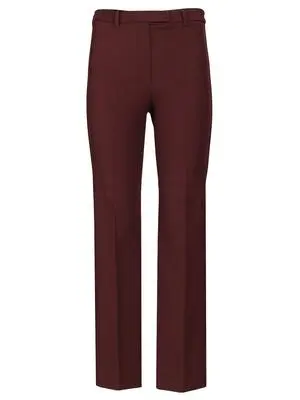 Max Mara Stretch Cotton Blend Trousers - Multicolor