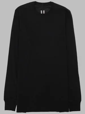 Rick Owens T-shirt Level Ls T - Black