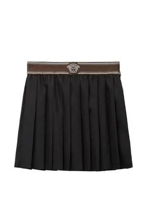 Versace Pleated Wool Skirt