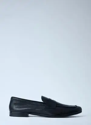 Prada Leather Loafers - Black