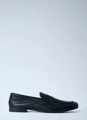 Prada Leather Loafers - Black