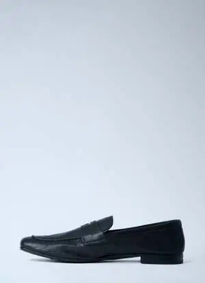 Prada Leather Loafers - Black
