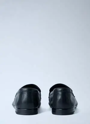 Prada Leather Loafers - Black
