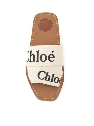 Chloé Woody Mule - White