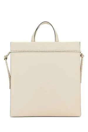 Fendi Ivory Medium Go To Shopper Shopping Bag - White
