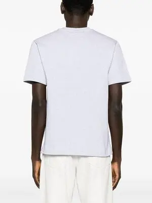 Jacquemus Le T-shirt Gros Grain In Cotton - Gray