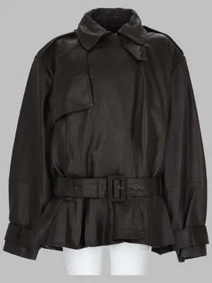 ROTATE BY BIRGER CHRISTENSEN Giacca Biker In Pelle - Brown