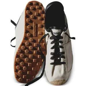 Jacquemus Canvas And Leather Low-top Sneakers