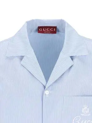 Gucci Thin Strip `disco` Bowling Shirt