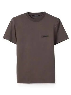 Jacquemus Le T-shirt Gros Grain - Brown