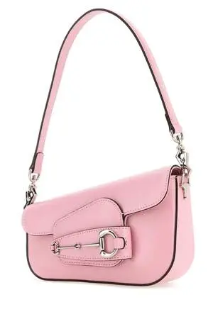 Gucci Leather Mini Horsebit 1955 Handbag - Pink
