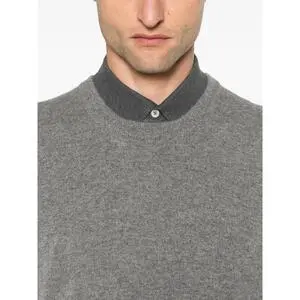 Brunello Cucinelli Cashmere Crew Neck Pullover - Gray