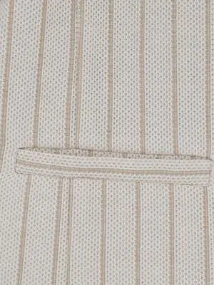 Max Mara Striped Cotton Overshirt - White