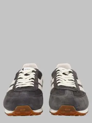 TOM FORD Sneaker Mick In Pelle Scamosciata - Gray