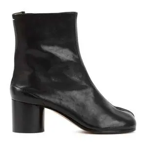 MAISON MARGIELA Leather Tabi Boots - Black