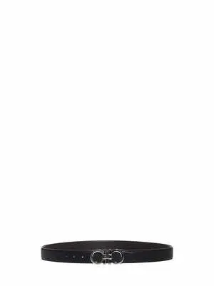 FERRAGAMO Reversible And Adjustable Gancini Belt - Multicolor