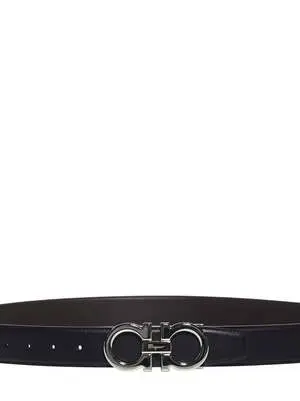 FERRAGAMO Reversible And Adjustable Gancini Belt