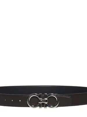 FERRAGAMO Reversible And Adjustable Gancini Belt