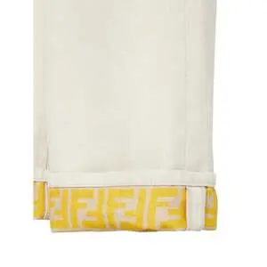 Fendi Neutrals Denim Straight-leg Jeans