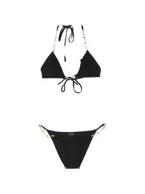 Gucci Horsebit Detail Triangle Bikini Set - Multicolor