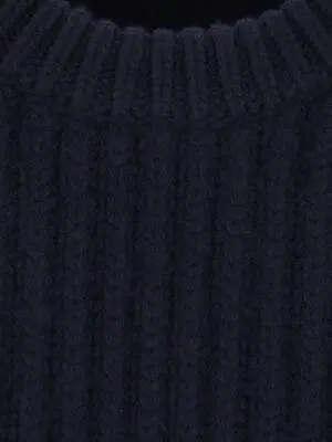 Prada Ribbed-knit Safety-pin Sweater