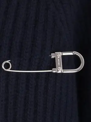 Prada Ribbed-knit Safety-pin Sweater