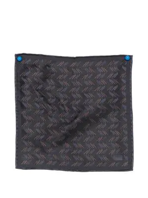 Brioni Printed Pocket Square - Multicolor