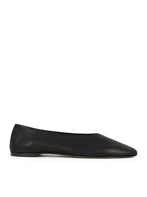 TOTEME Nappa Slip Ballet Flat - Black