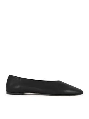 TOTEME Nappa Slip Ballet Flat - Black