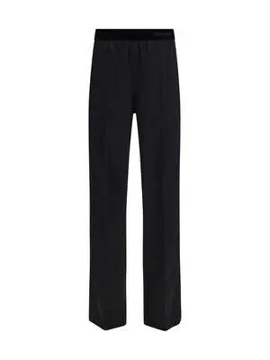 TOM FORD Stretch Silk Satin Pants - Black