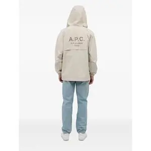 A.p.c. Neutrals Jackets Sport Jackets & Windbreakers - Cream