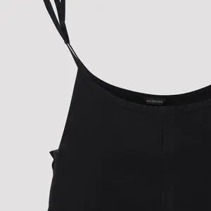 Balenciaga Lace-up Tank Top - Black