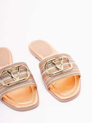 Valentino Garavani Vlogo Signature` Slides - Multicolor