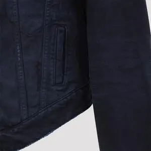 Balenciaga Curved Waistband Jacket - Blue