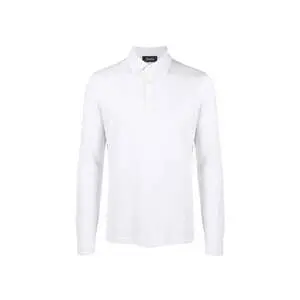 Herno Long Sleeve Polo Shirt - White