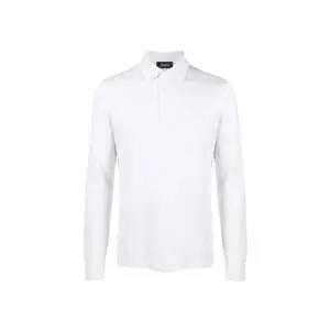 Herno Long Sleeve Polo Shirt - White