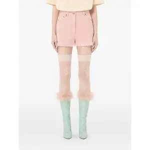 Valentino Garavani Denim Denim Shorts - Pink