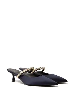 Stella McCartney Elsa Pearl And Crystal Mules